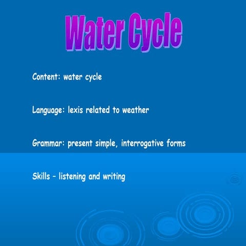 Water cycle | PPT