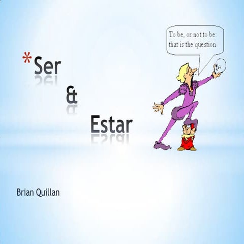 Pronombres personales y verbos ser y estar | PPT