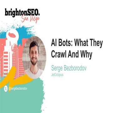 AI bots What They Crawl and Why, research | PDF