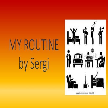 My routine | PPTX