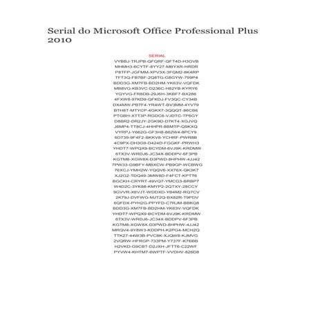 Serial Number Office 2010 Professional Plus: Hướng Dẫn Tìm Và Kích Hoạt ...