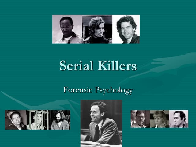 Serial Killers Psychology Presentation | PPTX