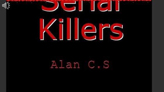 Serial Killers Psychology Presentation | PPT