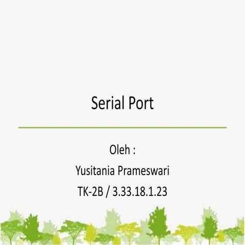 Serial port | PPTX