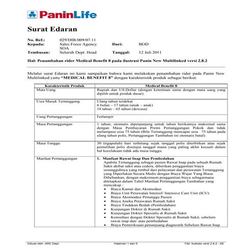 New Rider Medical Benefit 8 | PDF