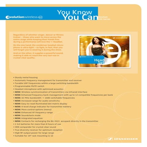 EW-100 headset | PDF