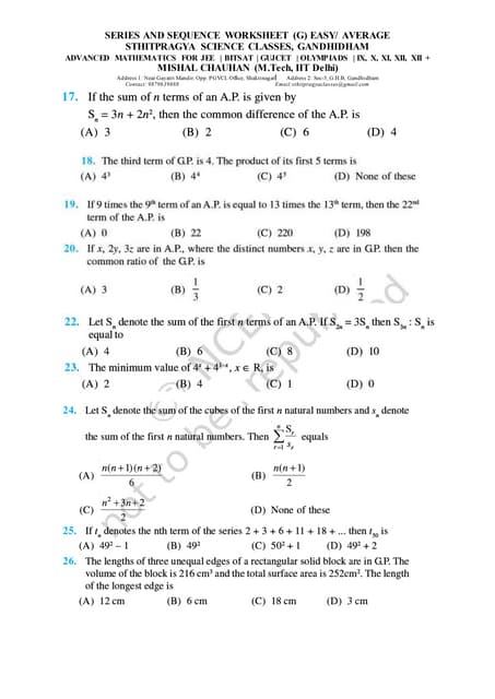 Class xi logarithm (c) worksheet | DOCX