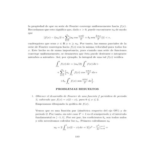 Series fourier resueltos | PDF