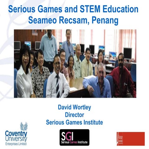 Serious Games And Stem Education | PPT