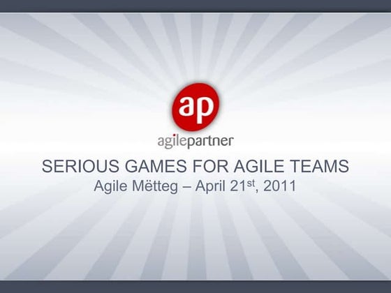Agile games | PPT
