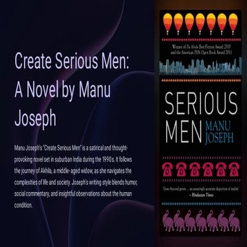 The Serious Men A novel by Manu Joseph.pdf
