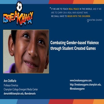 BREAKAWAY: Combating Gender-based Violence through Student Created ...