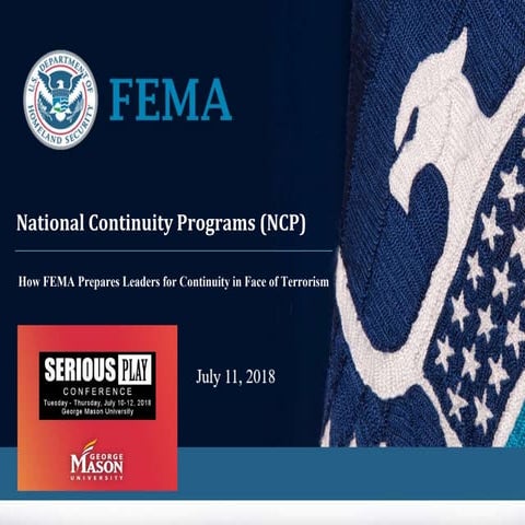 How FEMA Prepares Leaders for Continuity in Face of Terrorism | PPTX