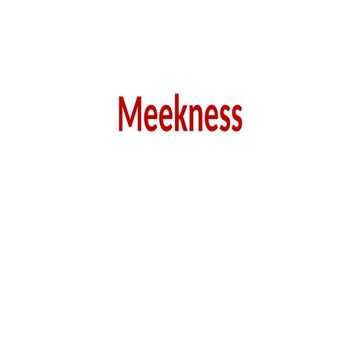Sermon - Meekness (For Studentfffffffs).pptx