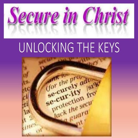 Church Sermon: Secure in Christ | PPTX