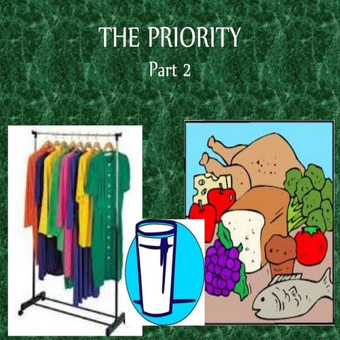 Church Sermon: The Priority Part 2 | PPTX