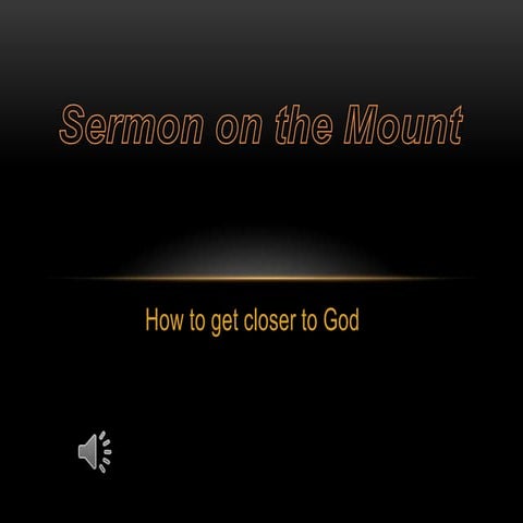 Bible Quiz (Sermon on the Mount) | PPT