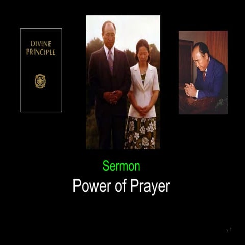 Sermon - Power of Prayer | PDF