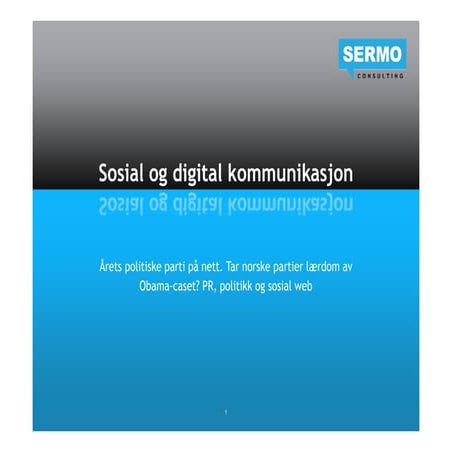 Sermo@Webforum2009 | PDF
