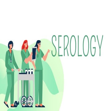 Serological tests - Serology For Lab Technicians | PPTX