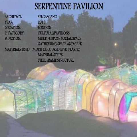 Pavilion Design - Literature Review & Case Studies | PDF