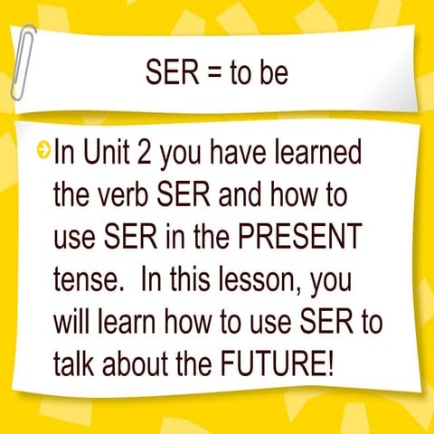 Ser presente y futuro | PPT