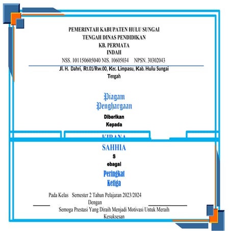 sertifikat RAPOT KUMER SAMPUL KB PERMATA INDAH.docx