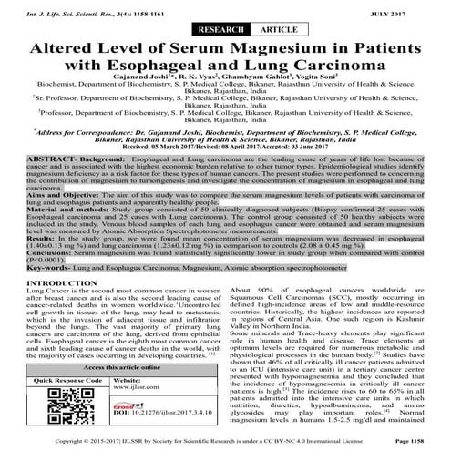 A STUDY ON SERUM MAGNESIUM AND ITS EFFECT.pptx