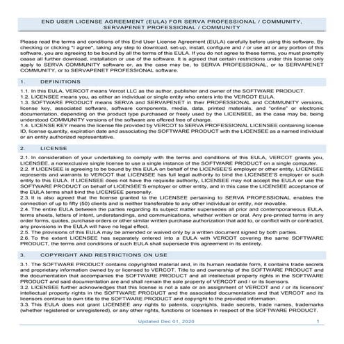 ServaEULA.pdf | Technology & Computing