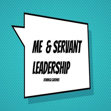 Servant leadership | PPTX
