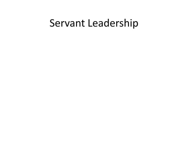 Seven Pillars Of Servant Leadership (Leader Serve, Model) | PPTX
