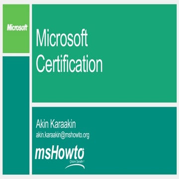 Microsoft Imagine Academy Certification Roadmap | PDF