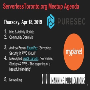 Serverless is not Cloudless - Serverless Security in AWS & AWS funds ...