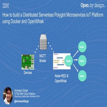 How To Build A Distributed Serverless Polyglot Microservices Iot Platform Using Docker And