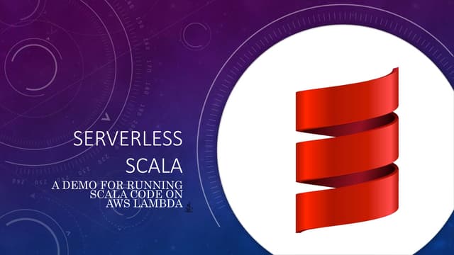 Running A Simple Scala App In Aws Lambda Demo Ppt 8737
