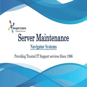 Server maintenance | PPTX