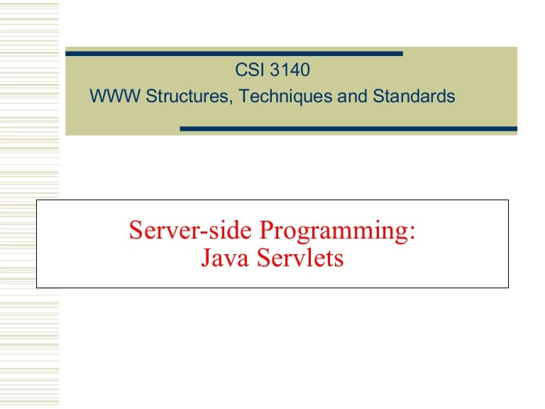 Server side