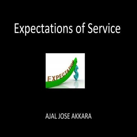 Expectations of Service | PPT
