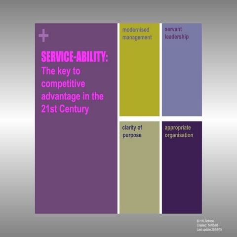 Service ability slideshare presenation | PPT