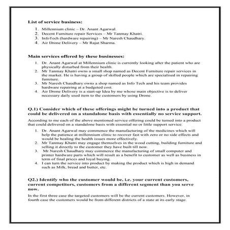 how to convert Service to-product model in your Business. | PDF