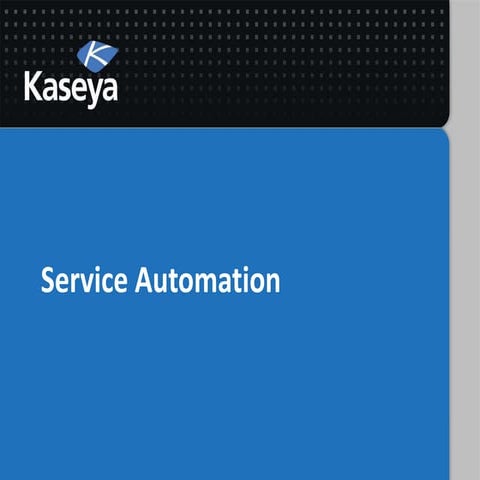 Kaseya monitoring tool | PDF