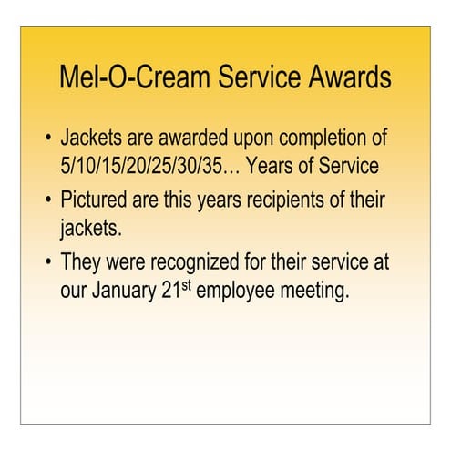 Mel-o-cream donuts international, inc.