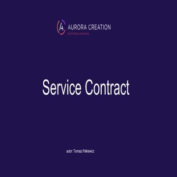 Service Contract | PPTX