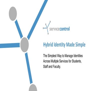 Hybrid Identity Management for Education Institutions | PPTX | IT and ...