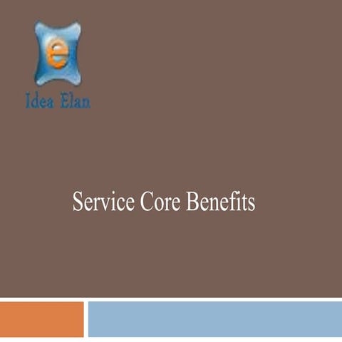 Service core benefits | PPTX