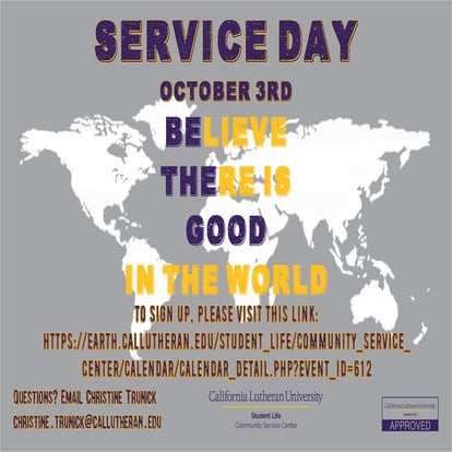 Service Day Poster | PDF