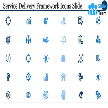 Service Delivery Framework Icons Slide Ppt Powerpoint Presentation File ...