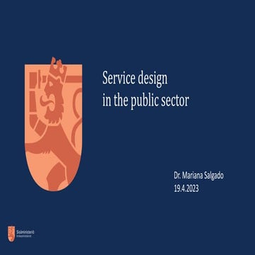 Service design in the public sector.pdf