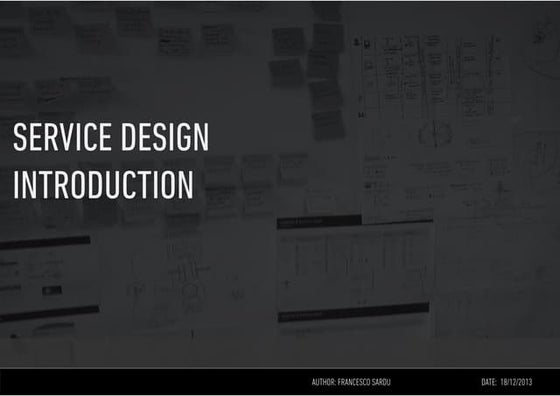 Service Design Thinking | PPT