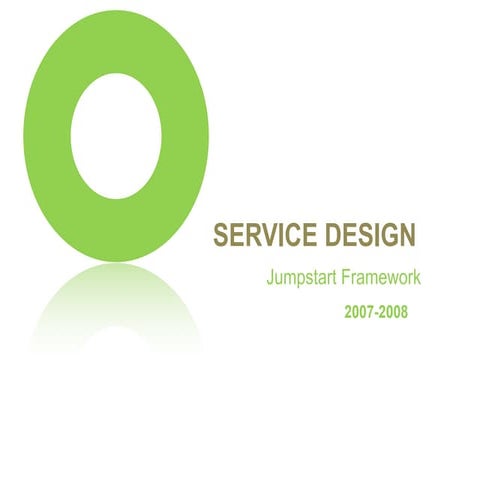 Service Design Jumpstart Framework IBM IRL & NID | PPT